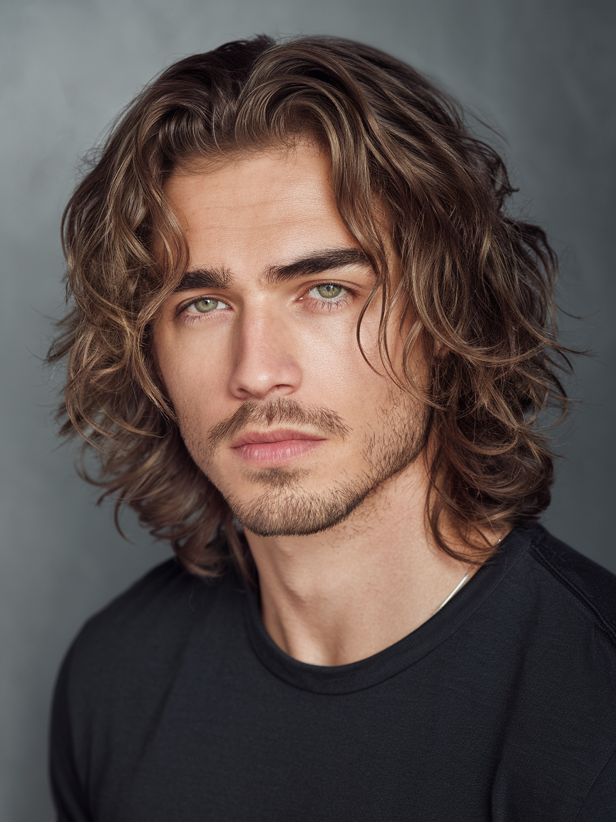 Wavy Hair For Men 2025: 25 Haircut Ideas For Natural Long, Short And ...