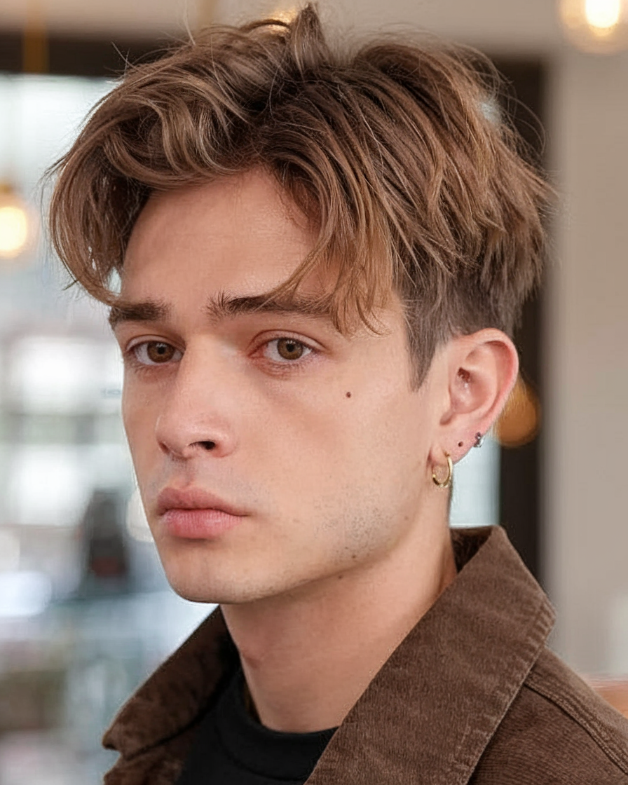 Middle Part Hairstyles For Men 2025: 21 Trendy Ideas For Straight, Wavy ...