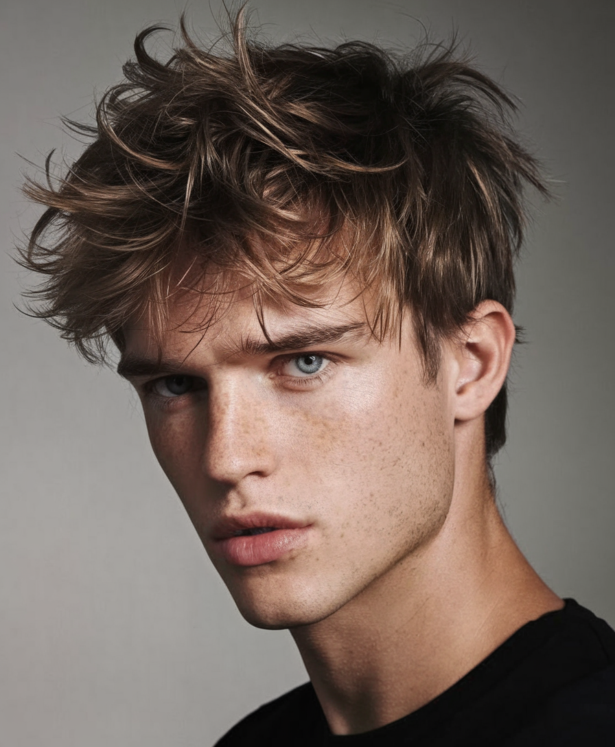Messy Short Hair 2025: 25 Trendy Styles For Men With Bangs, Shaggy ...