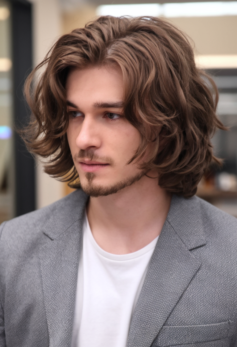 Middle Part Hairstyles For Men 2025: 21 Trendy Ideas For Straight, Wavy ...