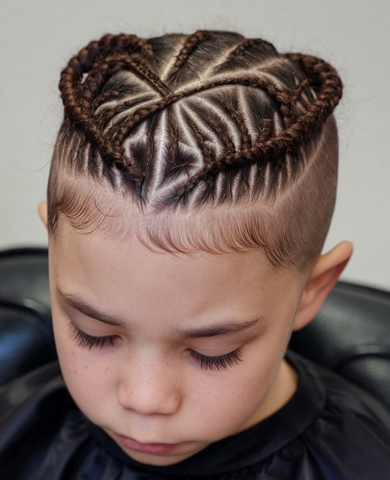 21 Lil Boys Braids Styles 2025 With Cornrows, Twists, Plaits Fade And ...