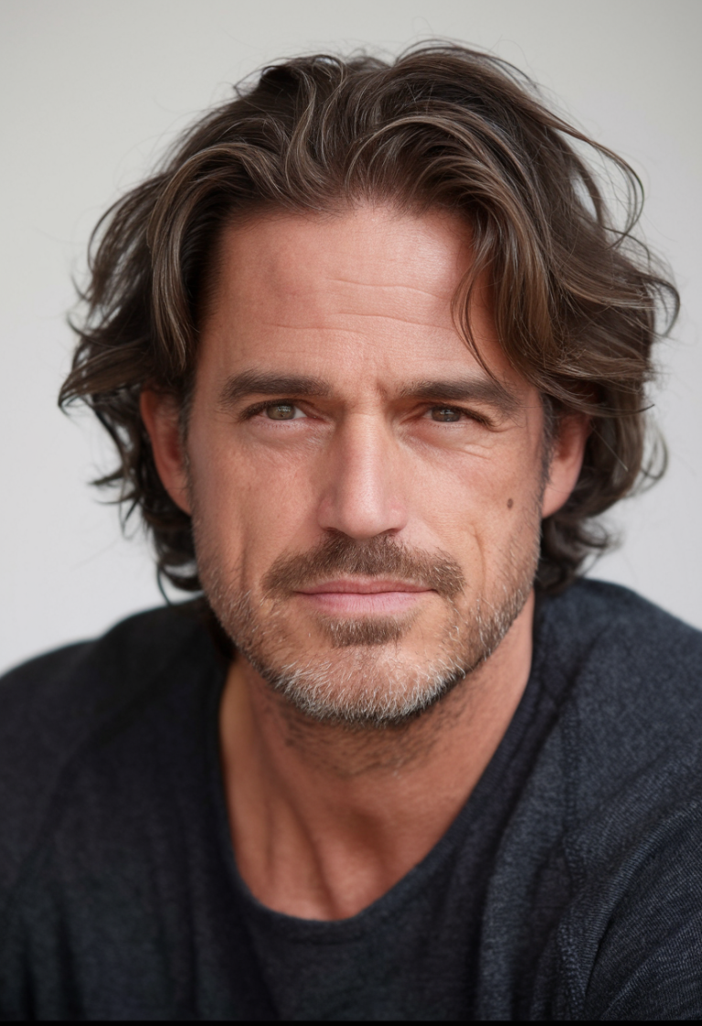 Middle Part Hairstyles For Men 2025: 21 Trendy Ideas For Straight, Wavy ...