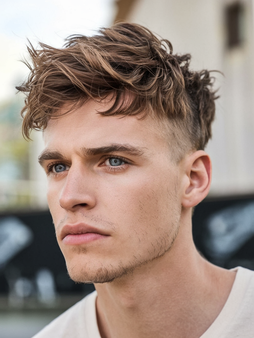 Messy Short Hair 2025: 25 Trendy Styles For Men With Bangs, Shaggy ...