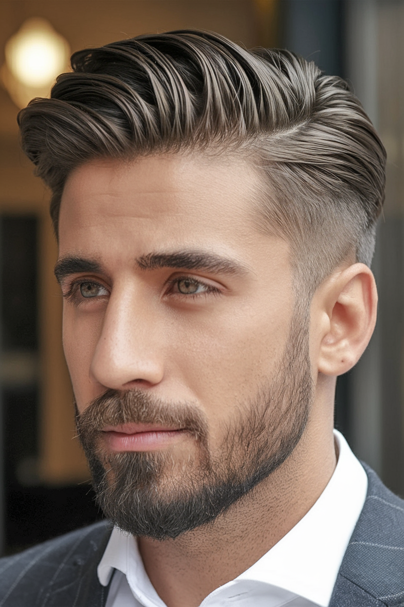 25 Side Part Hairstyles for Men 2025 Featuring Taper, Fade, Slicked ...