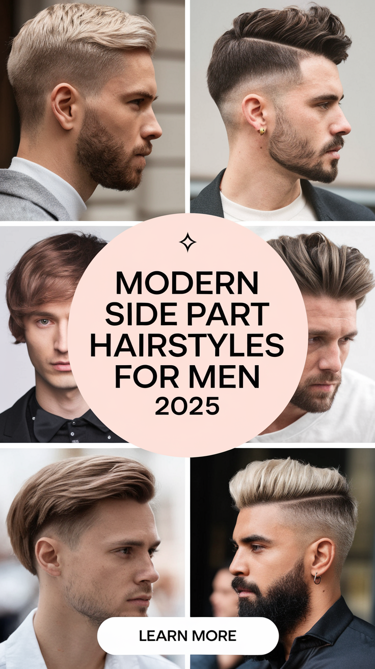 25 Side Part Hairstyles for Men 2025 Featuring Taper, Fade, Slicked ...