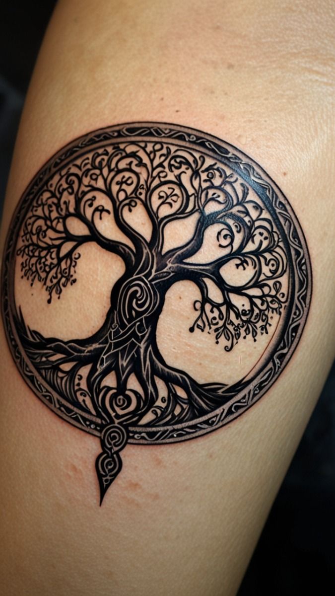 Tree Of Life Tattoo 2025: 25 Stunning Ideas From Simple Stencil To ...