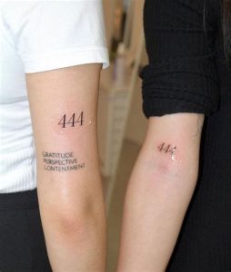 444 Tattoo Ideas 2025: 22 Unique Designs Including Angel Number, Fine ...