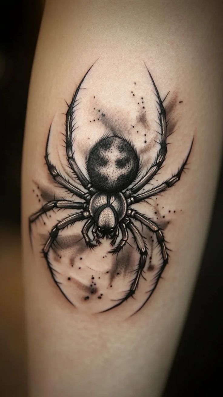 25 Spider Tattoo Ideas 2025: Designs From Black Widow Drawing To Gothic ...