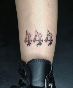 444 Tattoo Ideas 2025: 22 Unique Designs Including Angel Number, Fine ...
