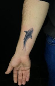 27 Shark Tattoo Ideas 2025 For Men With Unique, Minimalist, Fine Line ...