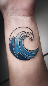 Wave Tattoo 2025: 22 Unique Ideas For Men With Ocean, Sun And ...
