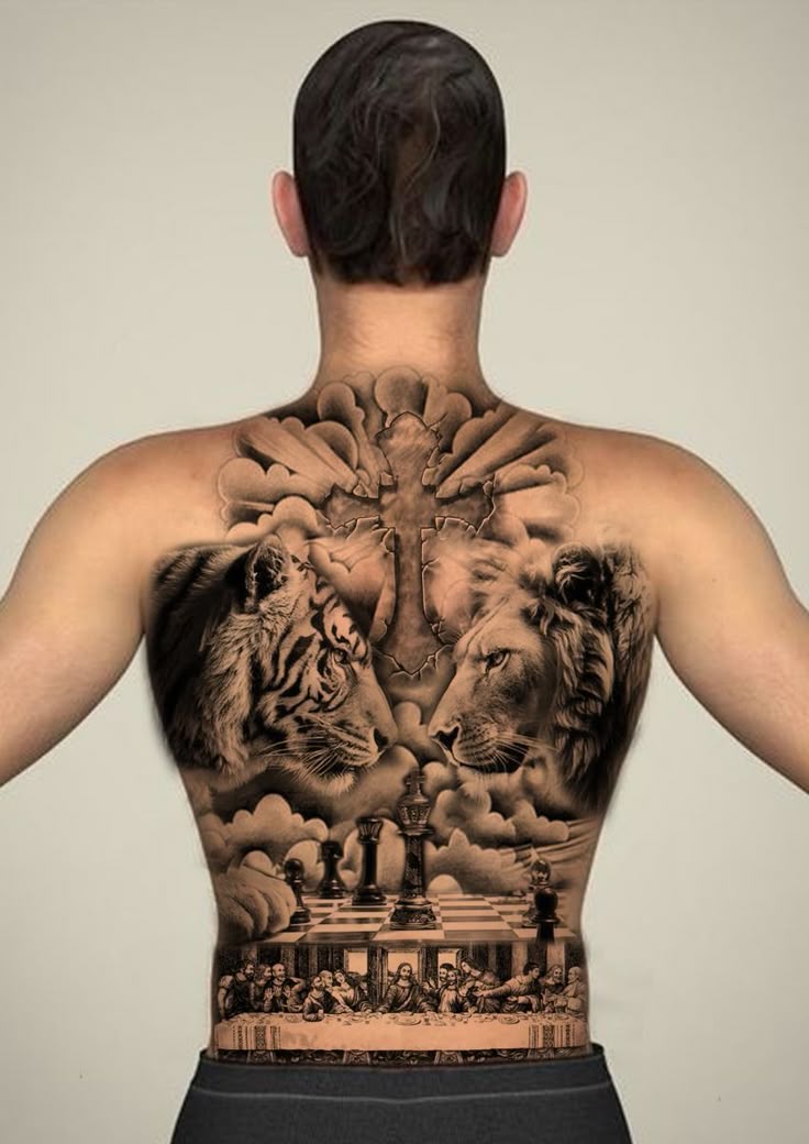 23 Back Tattoo Ideas 2025 For Men With Meaningful, Aesthetic, Full And ...