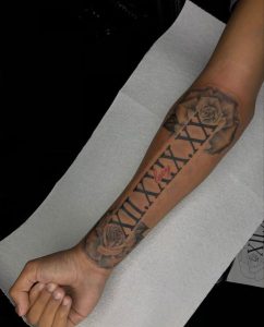 Roman Numerals Tattoo 2025: 23 Ideas For Men And Women On Forearm ...