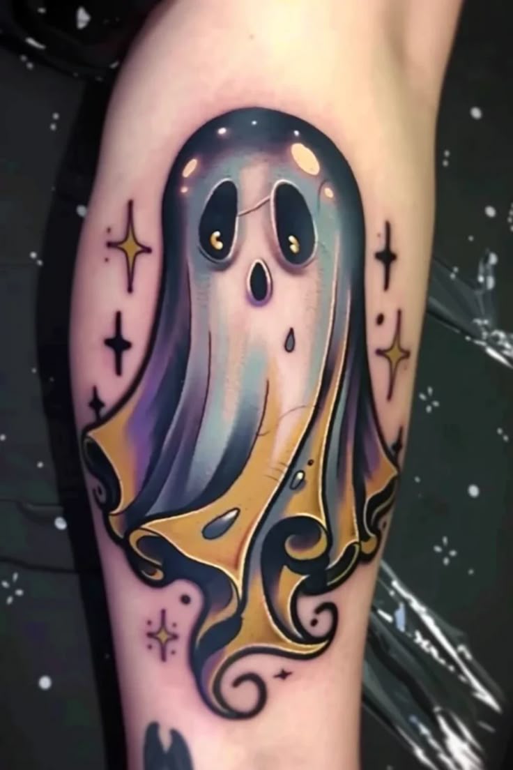 23 Ghost Tattoo Ideas 2025: Spooky, Cute, Scary, Minimalist, Halloween ...