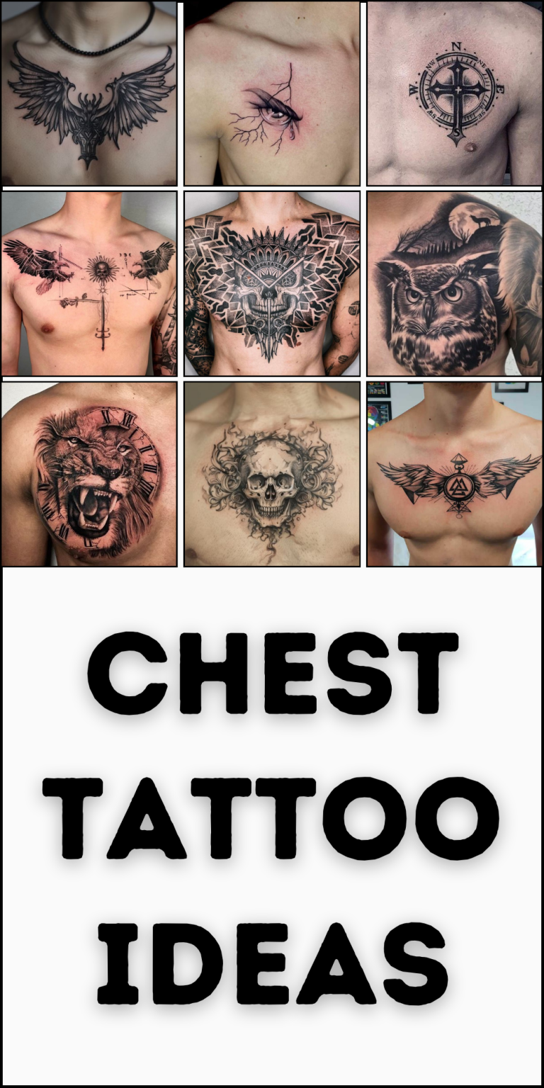 25 Chest Tattoo Ideas 2025 With Bold Meaningful Designs For Men ...