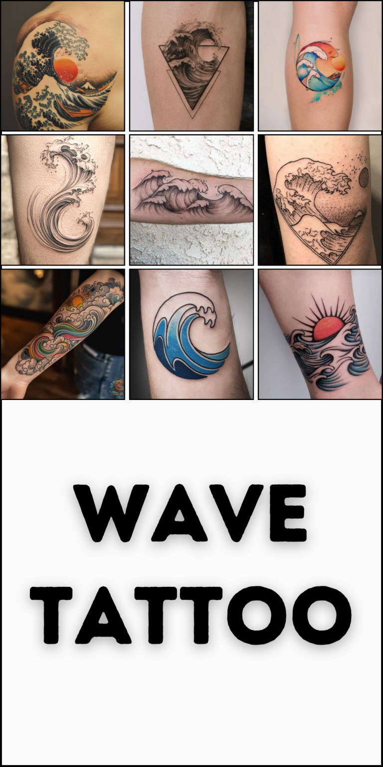 Wave Tattoo 2025: 22 Unique Ideas For Men With Ocean, Sun And ...