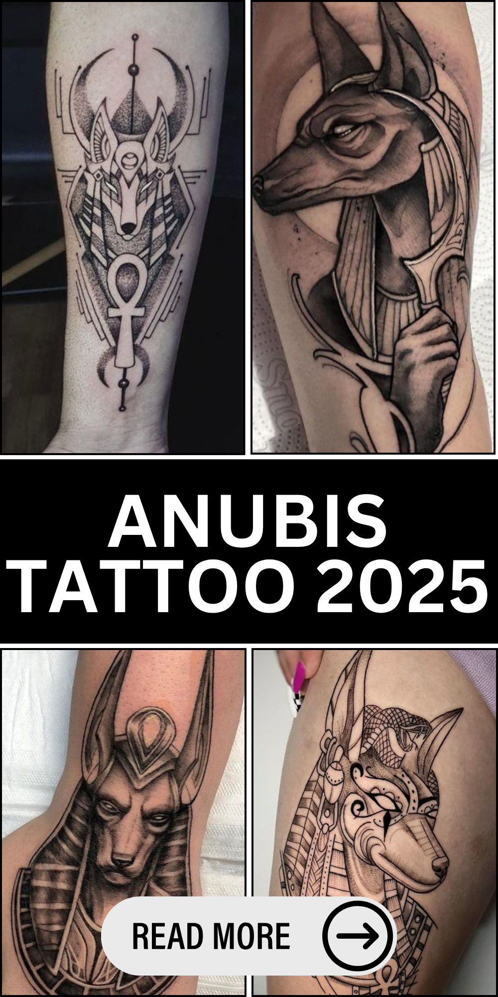 25 Anubis Tattoo Ideas 2025 with Powerful Egyptian Mythology Designs ...