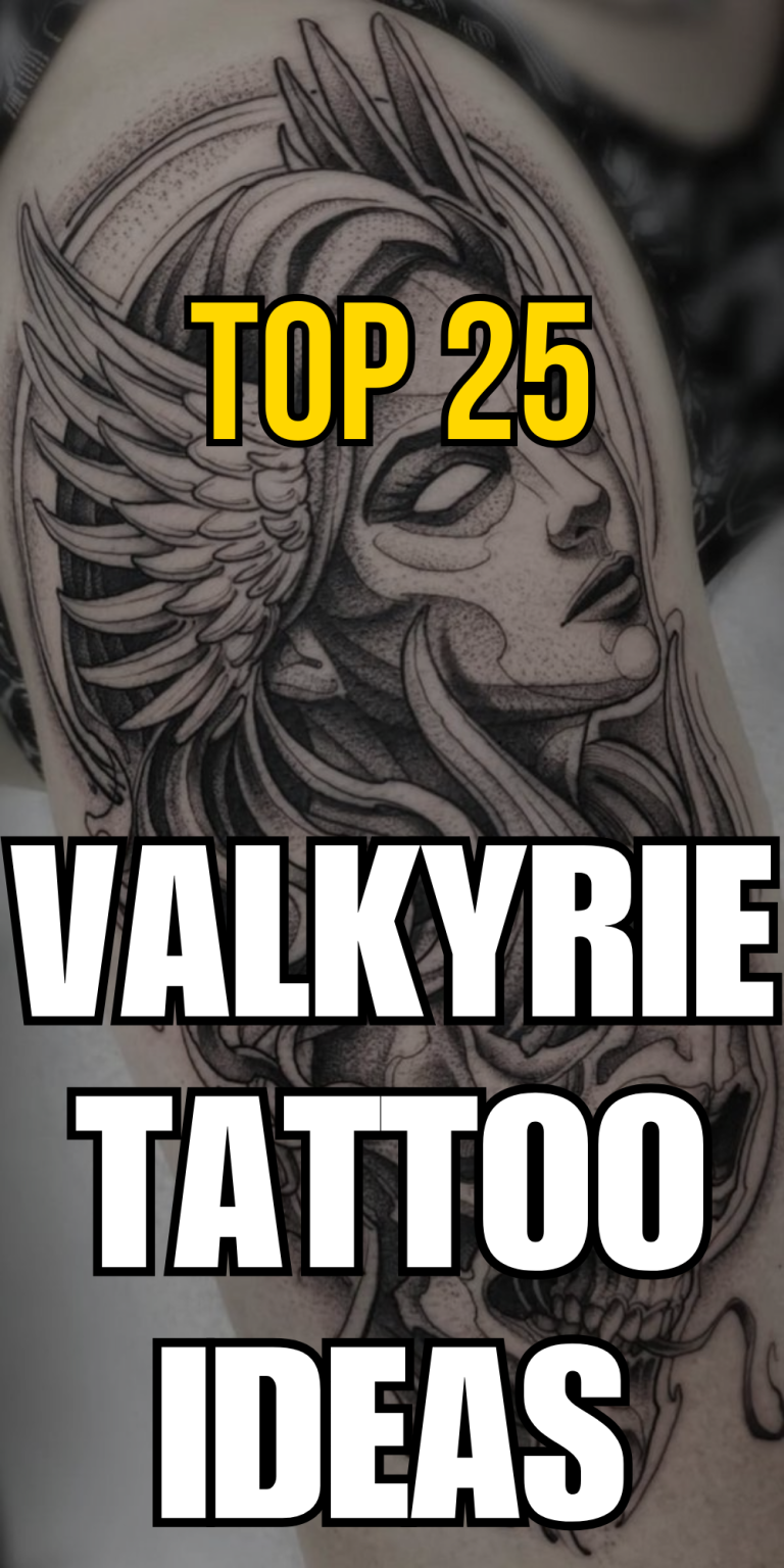 25 Valkyrie Tattoo Ideas 2025 Inspired By Norse Mythology Symbols And ...