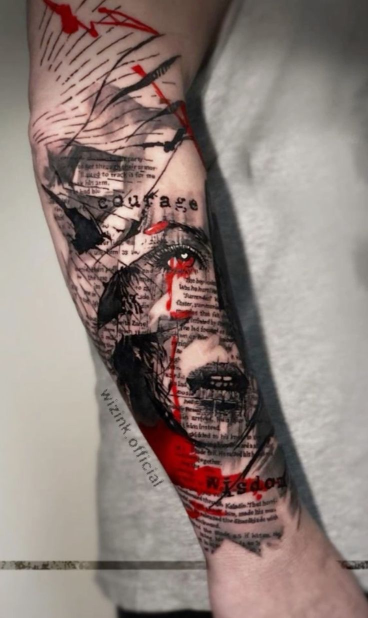 25 Trash Polka Tattoo Ideas 2025 With Bold Designs And Geometric ...