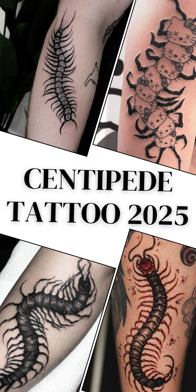 25 Centipede Tattoo Ideas 2025 for Women Who Love Bold, Creepy, and ...