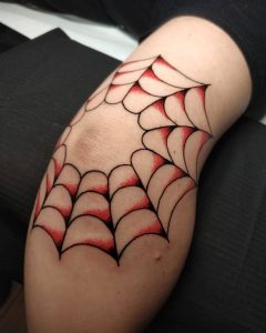 27 Bold Spider Web Tattoo Ideas for 2025: Edgy, Shaded, and Full of ...