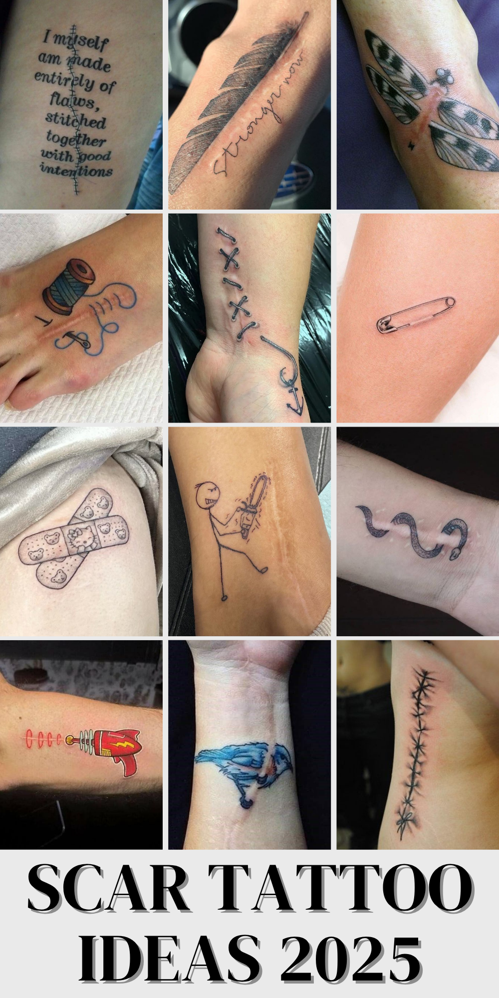 23 Scar Tattoo Ideas 2025 for Women: Bold Cover Up Designs, Healing ...