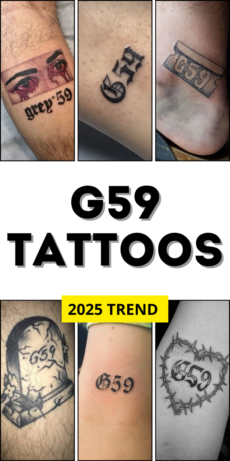 25 G59 Tattoo Ideas 2025 with Skull, Skeleton, Stencil, Minimalist, and ...