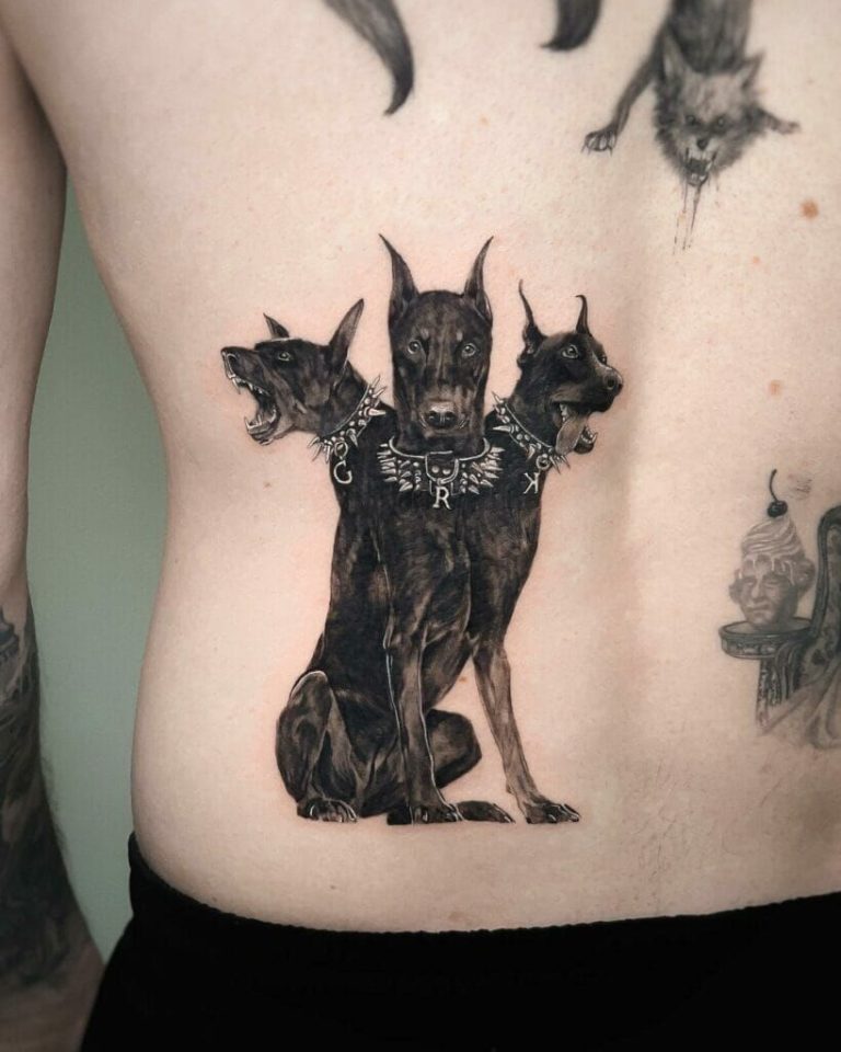 23 Cerberus Tattoo Ideas for 2025: Mythical, Feminine & Bold Designs ...
