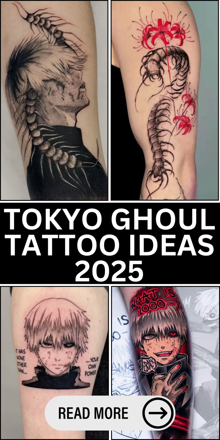 25 Tokyo Ghoul Tattoo Ideas 2025 with Designs Featuring Kaneki ...