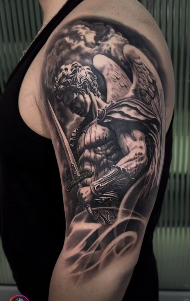 20 Archangel Michael Tattoo Ideas 2025 – Best Forearm, Chest, Sleeve ...