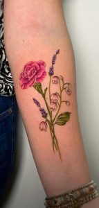 23 January Birth Flower Tattoo Ideas – Carnation & Snowdrop Designs ...