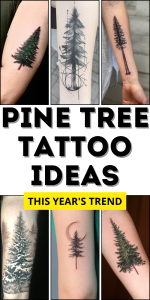 23 Pine Tree Tattoo Ideas: Minimalist Pines, Cones & Mountain Designs