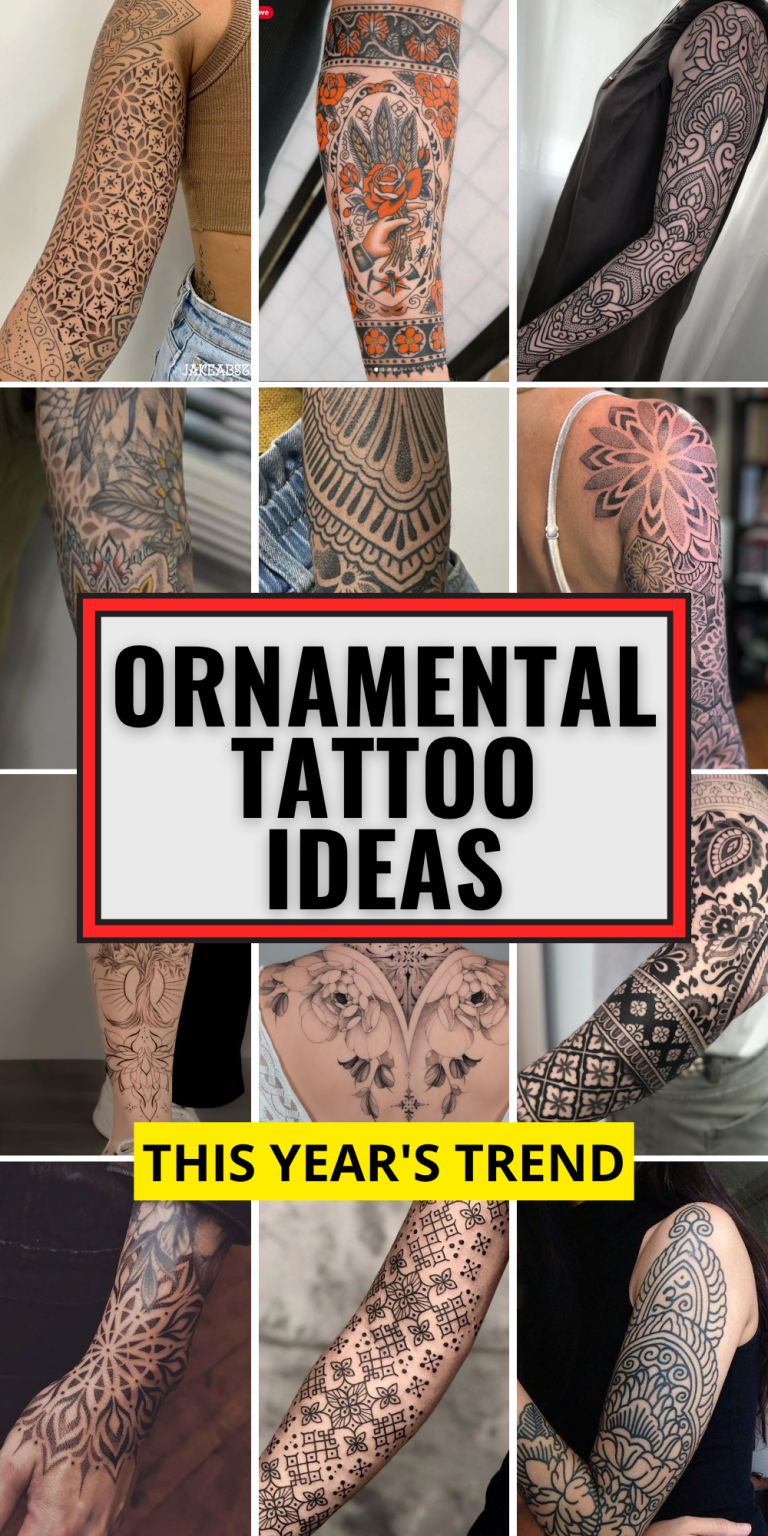 27 Ornamental Tattoo Ideas for Men and Women – Elegant Mandala ...
