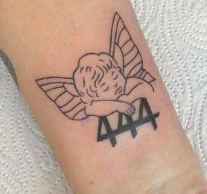 25 Angel Number Tattoo Ideas for Men and Women: 111, 222, 333, 444, 555 ...