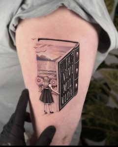 Book Tattoo Ideas for Women and Men Who Love Dark Romance and Fantasy ...