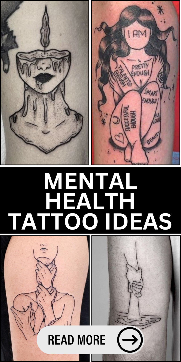 23 Mental Health Tattoo Ideas That Are Deeply Meaningful & Empowering