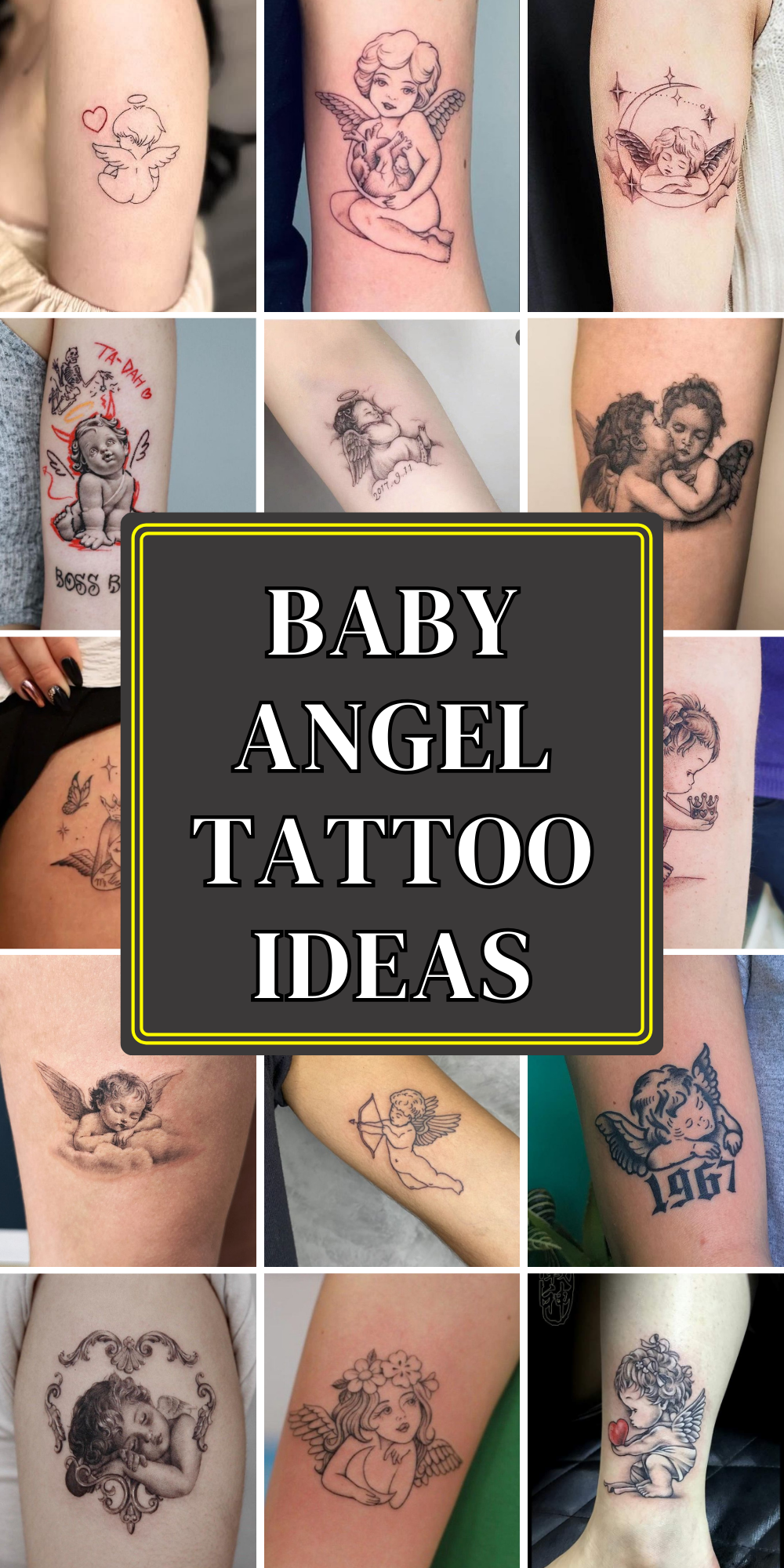 23 Baby Angel Tattoo Ideas for Men and Women: Cute, Soft and Stylish Ink