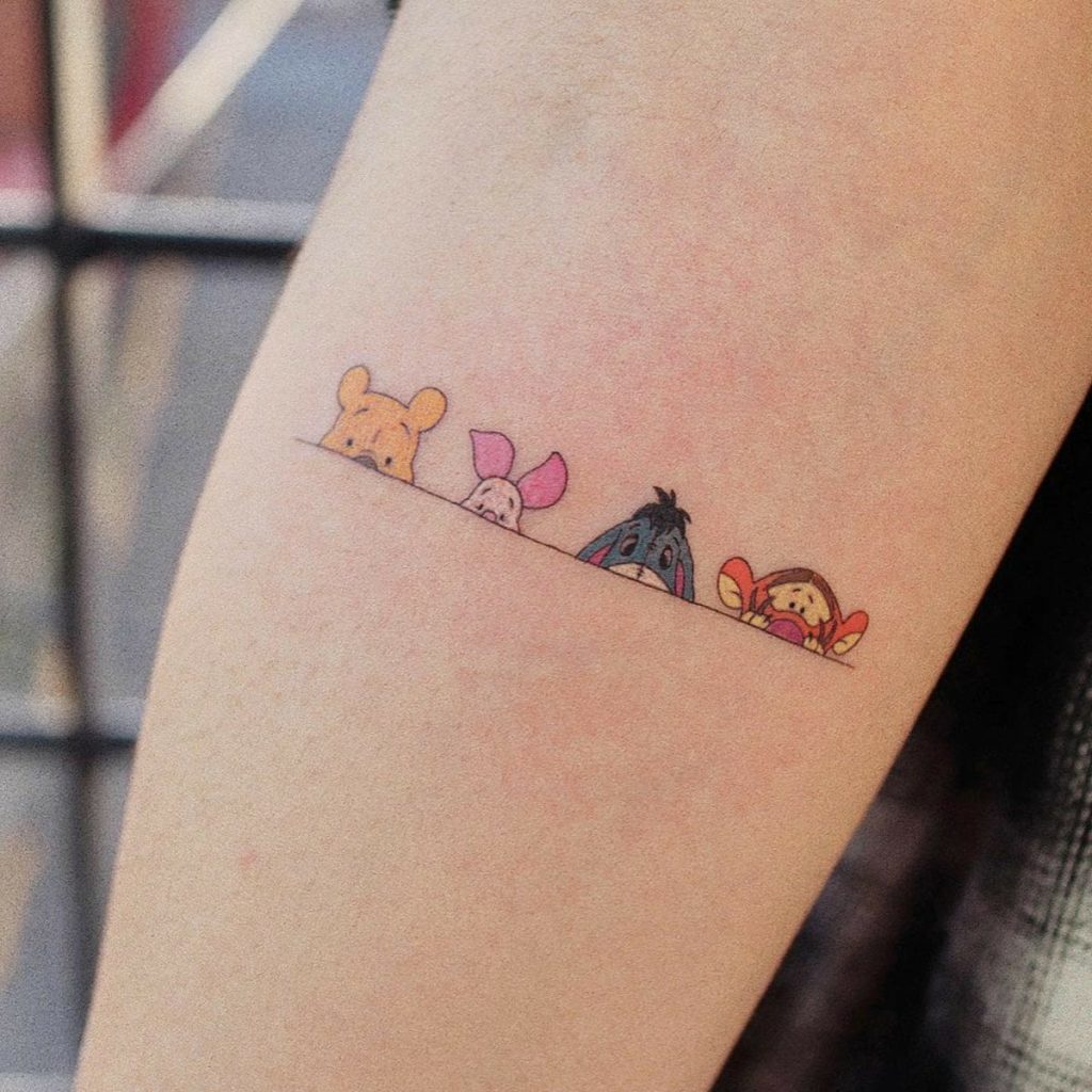 27 Winnie the Pooh Tattoo Ideas for Grown-Ups: Cute, Minimalist, and ...