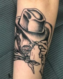 23 Cowboy Tattoo Ideas for Women & Men | Western, Traditional & Modern ...