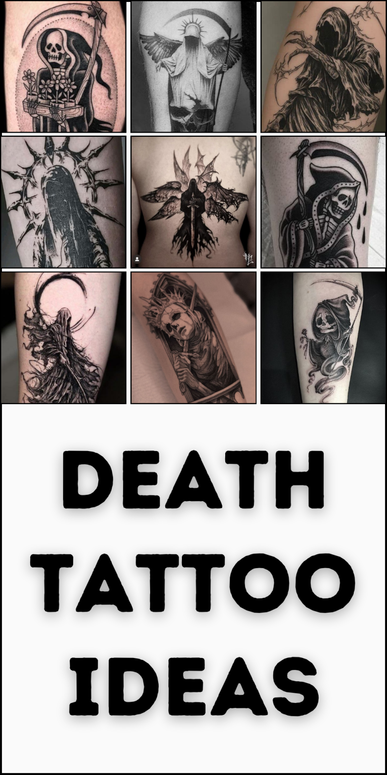 24 Death Tattoo Ideas That Are Powerful, Meaningful, and Timeless