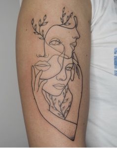 23 Line Work Tattoo Ideas for Women and Men – Modern Fine Line Designs