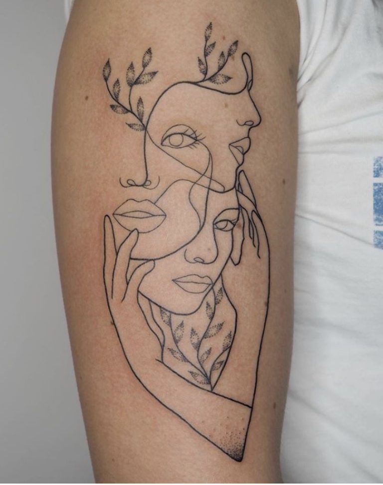 23 Line Work Tattoo Ideas for Women and Men – Modern Fine Line Designs