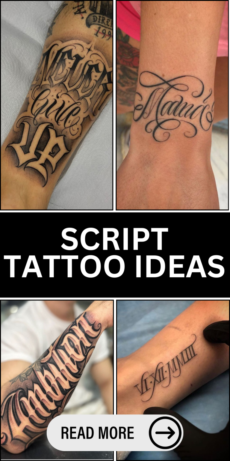23 Script Tattoo Ideas for Women and Men That Feel Personal and Timeless