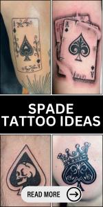 25 Spade Tattoo Ideas for Women and Men – Stylish, Meaningful ...