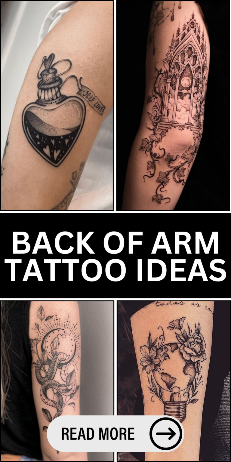 25 Back of Arm Tattoo Ideas for Women and Men That Feel Stylish ...