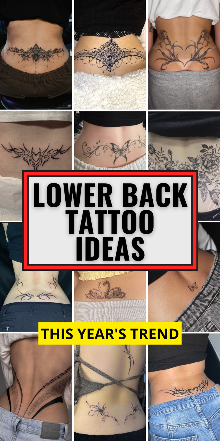 27 Lower Back Tattoo Ideas for Women: Stylish, Feminine, Bold & Fresh ...